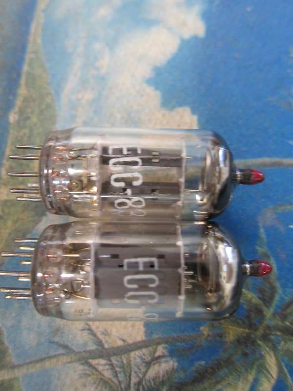 Pr Vintage EI Yugoslavian Matched 12ax7 Ecc83 Tubes, Ex | Reverb