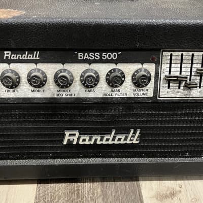 Randall Bass 500 Head - 1980's Bass Amp Head Cliff Burton | Reverb