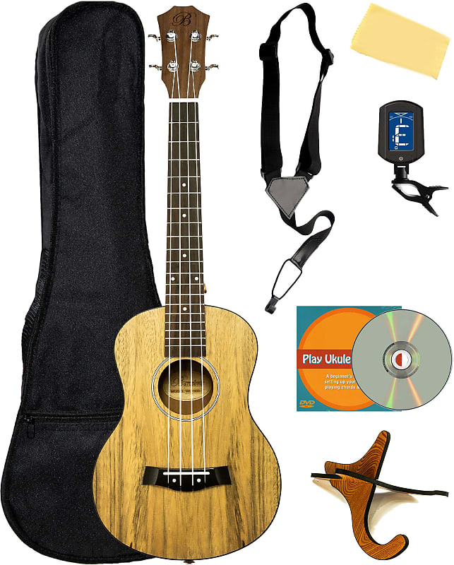 Barcelona Walnut Tenor Ukulele w/ Gig Bag | Reverb