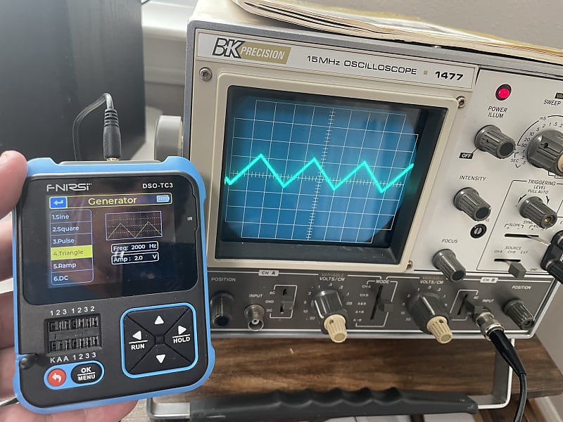 Pro Serviced BK Precision Model 1477 15 MHz Oscilloscope | Reverb