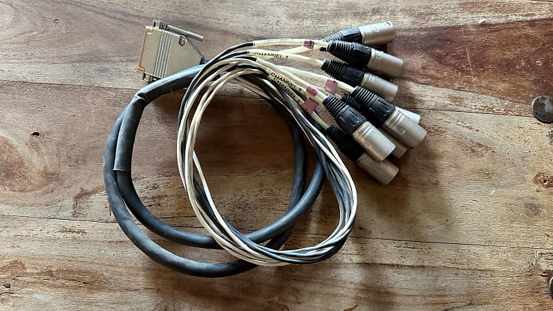 AVID Avid DB25 to DB25 DigiSnake - 12 foot 2000 - black white | Reverb