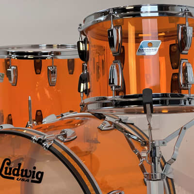 Ludwig 18/12/14/5x14" Vistalite Jazzette Drum Set - Green | Reverb