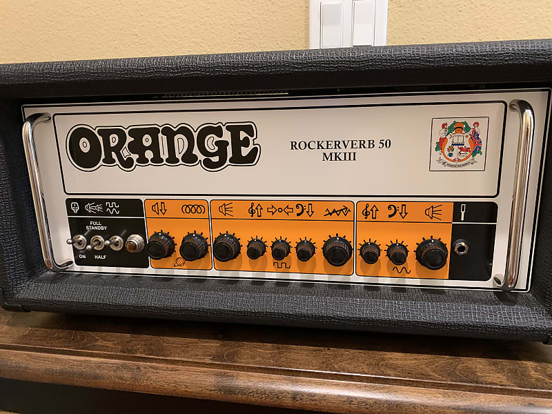 Orange Rockerverb 50 MK III 2-Channel 50-Watt Guitar Amp Head | Reverb