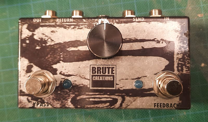BRUTE CREATIONS Feedback Looper Pedal, True Bypass 2022 | Reverb