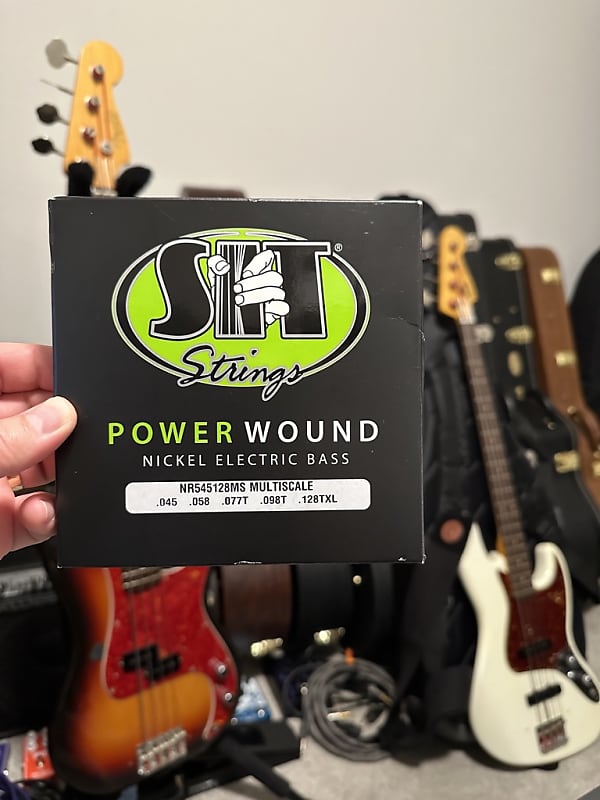 SIT Strings Power Wound Nickel Plated Steel 5 String Set | Reverb