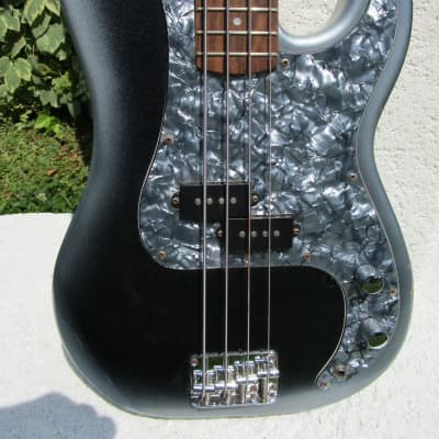 Lotus P Bass Copy Bass Guitar, 1970's, Silverburst Metallic | Reverb