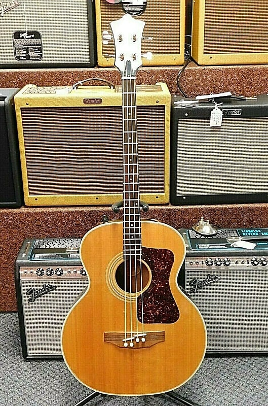 Guild B30E NT Acoustic-Electric Bass w/ Guild Case! | Reverb