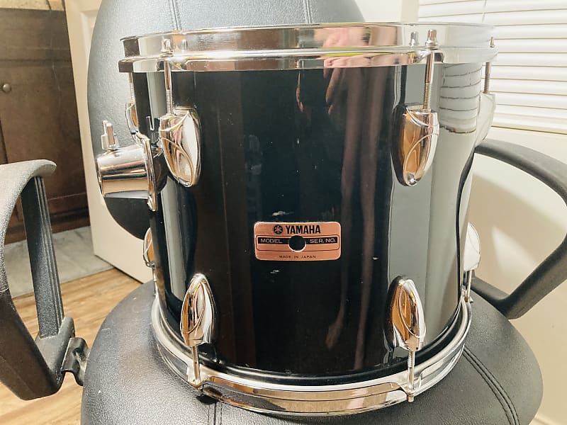 YAMAHA 13 inch Tom Tour custom 8000 MIJ - Black | Reverb