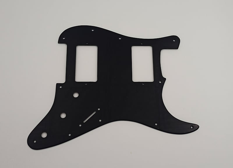 11 hole H/H black acrylic pickguard for us/mex fender | Reverb