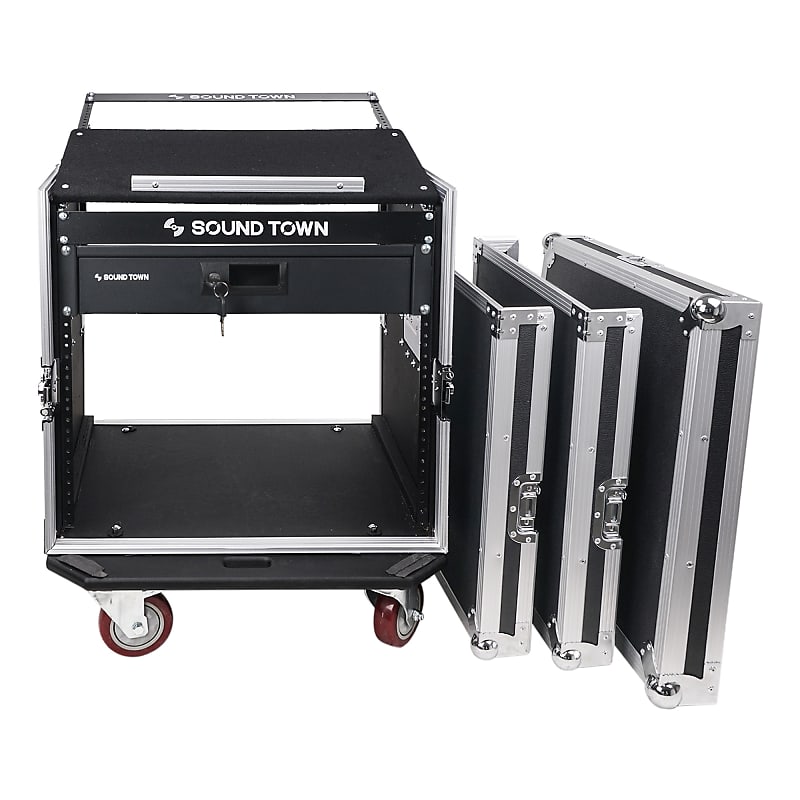 STMR-10D2 | 10U PA DJ Pro Audio Rack/Road ATA Case w/ 11U | Reverb