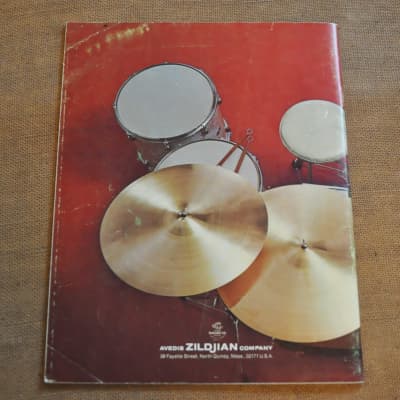 Zildjian Set-Ups of Famous Drummers vintage catalog booklet | Reverb