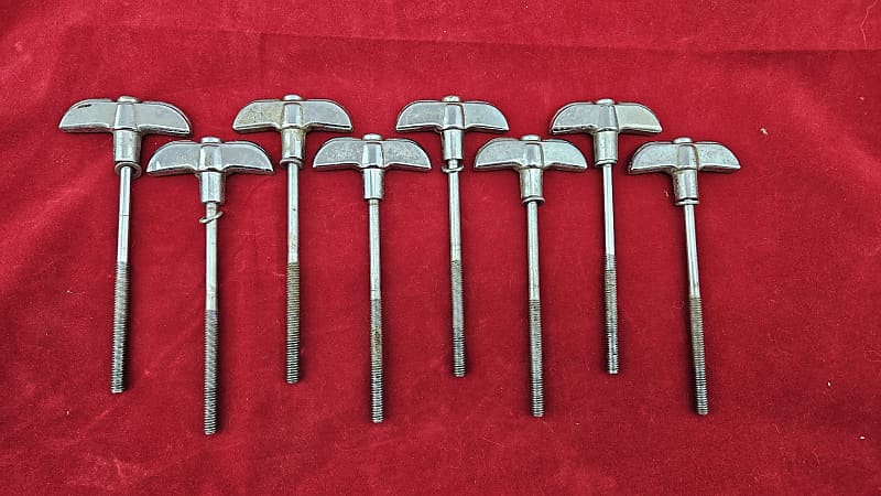 Rogers Big R Series 4.75" Bass Drum Tuning Rods Set Of 8 | Reverb