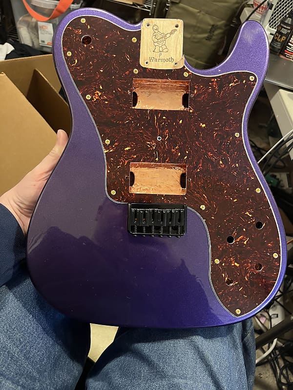 Warmoth Tele Deluxe 2020 Metallic Purple Frost | Reverb
