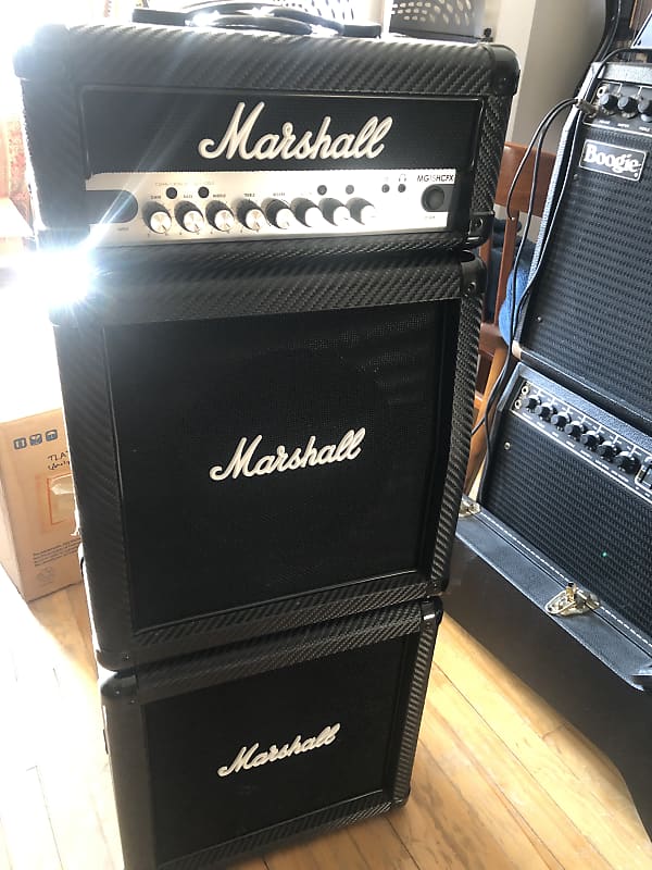 Marshall Marshall MG-15 HCFX Carbon Fiber Mini Stack with MG | Reverb