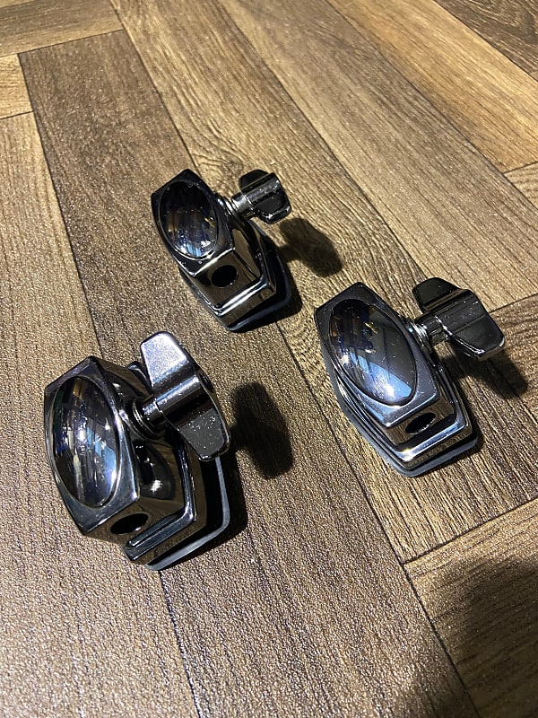 TAMA Black Chrome Floor Tom Drum Leg Holders Hardware | Reverb UK