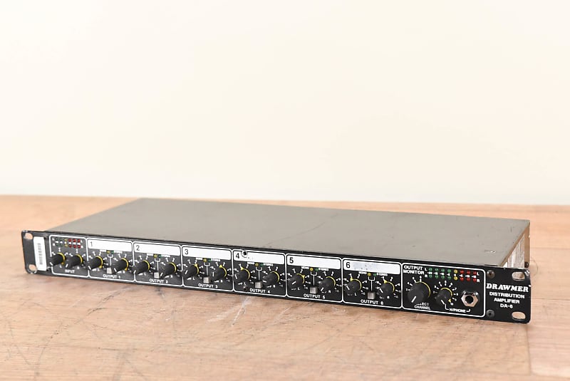 Drawmer DA-6 Stereo In, 6x Stereo Out Balanced Distribution | Reverb