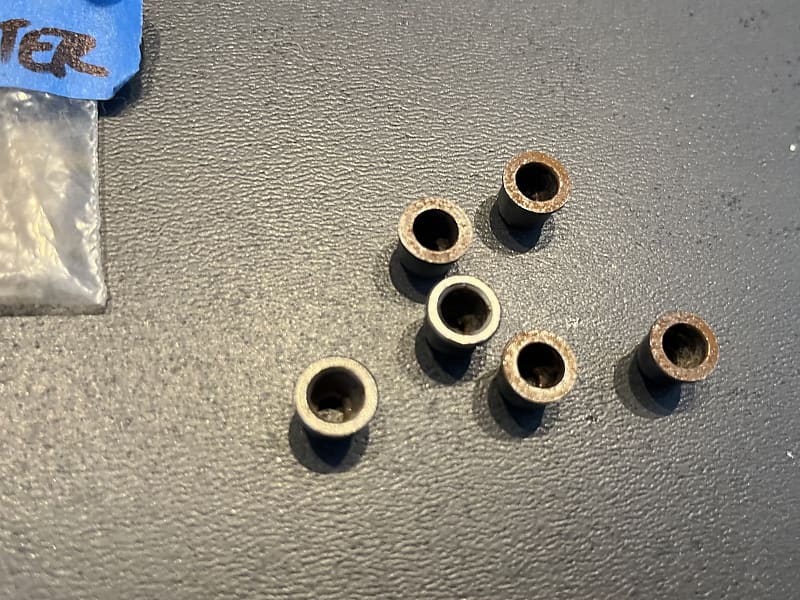 1962 Fender Telecaster USA Body String Ferrules | Reverb