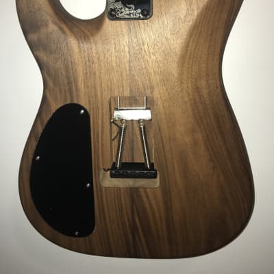 Warmoth Charvel Super Strat Loaded Guitar Body Walnut/Padouk | Reverb