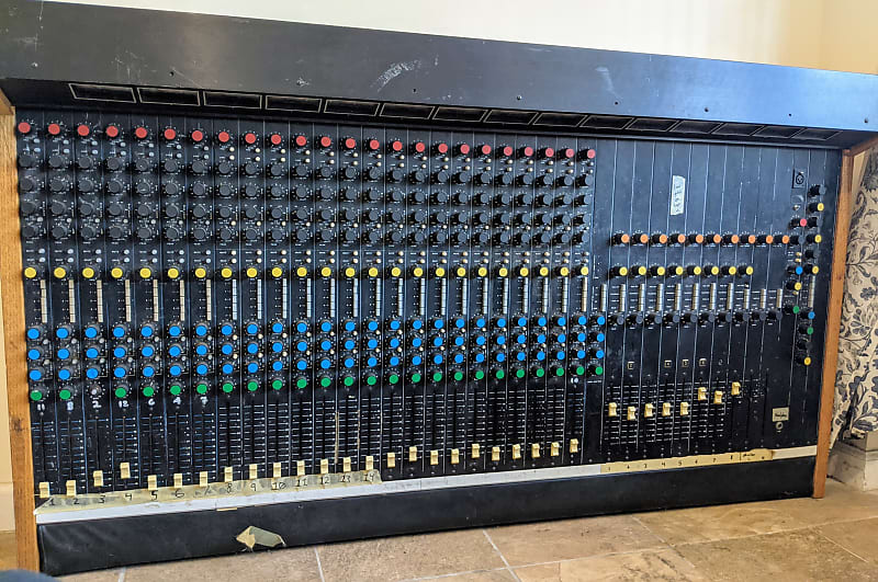 1981 AudioArts (Wheatstone) LM-80 24x8 analog mixing console | Reverb