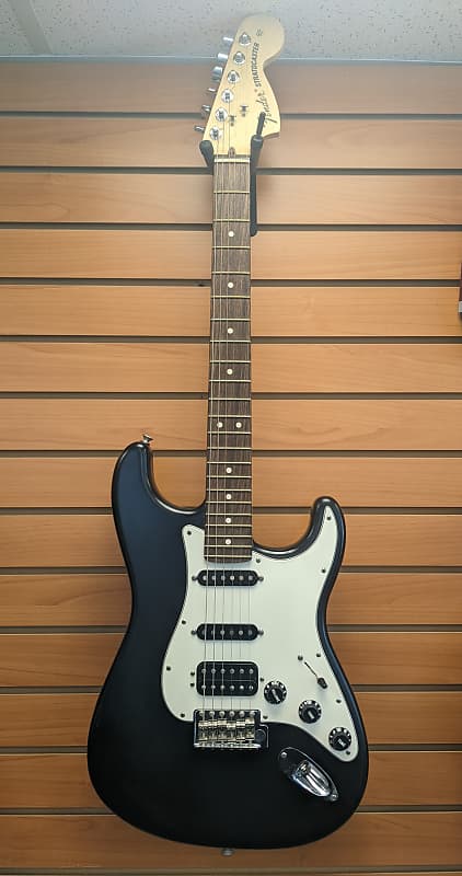 Fender Stratocaster HSS Pickups Satin Black Finish w/ | Reverb
