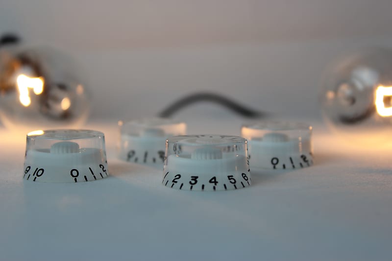 Gibson Style White Speed knobs (4pcs) | Reverb
