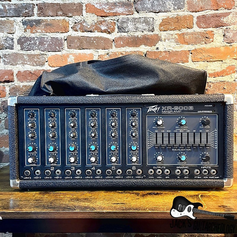 Vintage Peavey XR-600B 6-Channel 300-Watt Powered Mixer | Reverb UK