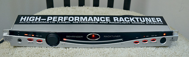 Behringer BTR2000 Auto Chromatic Rack Tuner Metronome and | Reverb
