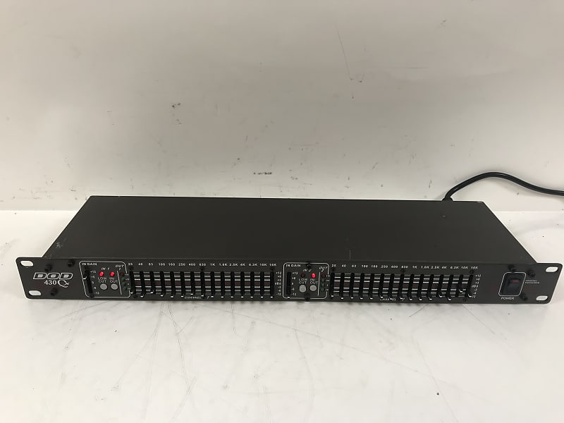 DOD SR430QX Dual Two Channel 15 Band 2/3 Octave Graphic | Reverb