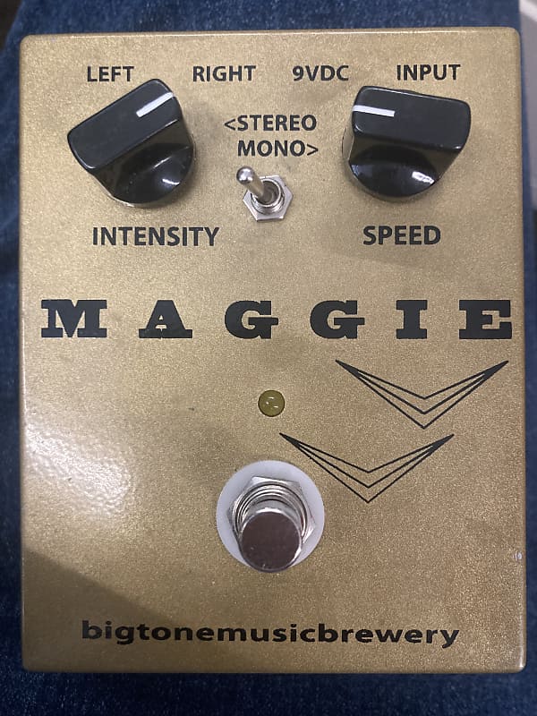 Big Tone Music Brewery Maggie SV280 Stereo Vibrato - Gold | Reverb