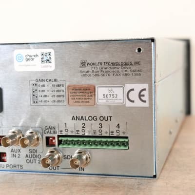 Wohler Technologies SDI Audio Monitor CG007FA | Reverb