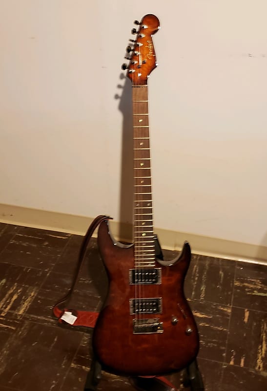 Fender Showmaster Flamed Brown | Reverb