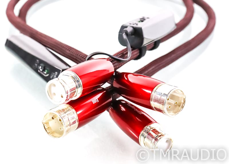 AudioQuest Fire XLR Cables; 1m Pair Balanced Interconnects; | Reverb