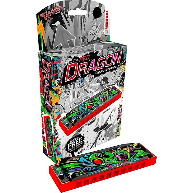 Hohner Model 145RDBX - "Tagged" Red Dragon Diatonic Harmonica | Reverb