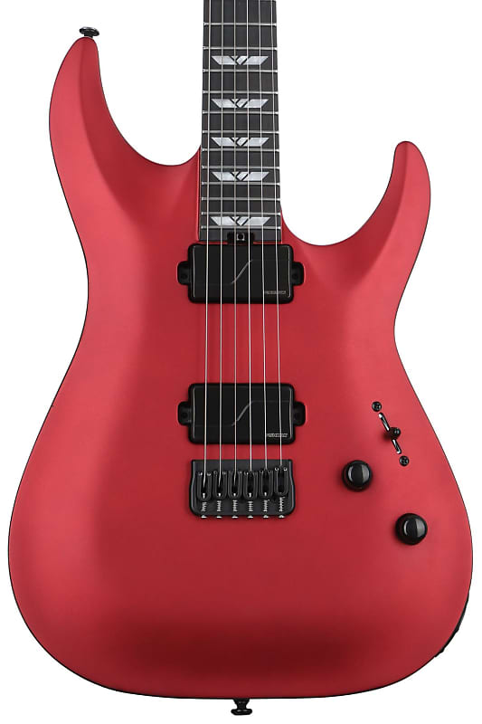 Schecter C-1 SLS Custom Electric Guitar - Racing Red | Reverb