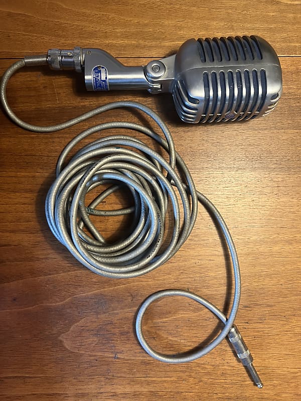 Vintage Shure Super 55S 1950’s - Chrome | Reverb