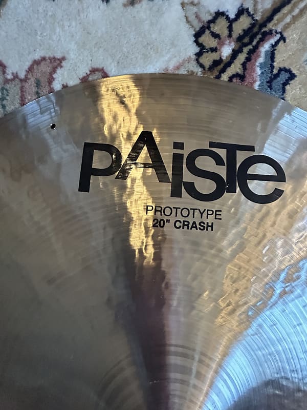 Paiste Masters Dark Crash Ride Prototype - Hammered | Reverb