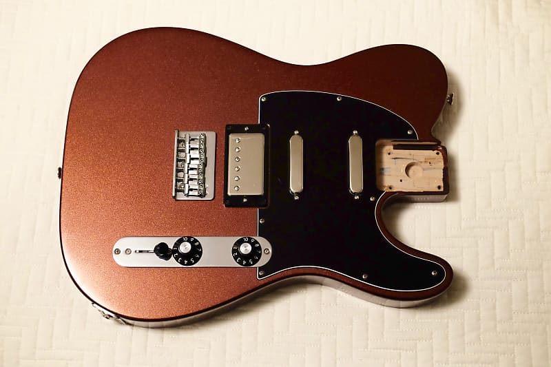 Fender Telecaster Loaded Body HSS Metallic Copper Blacktop | Reverb