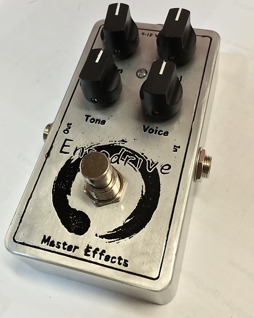 Master Effects Ensodrive zendrive clone Etched Aluminum with | Reverb