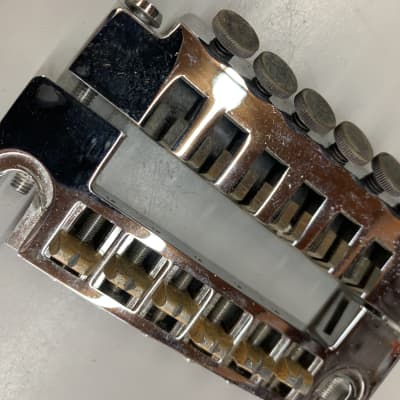 Schaller 456 Fine Tune Stop Tail Bridge - Chrome | Reverb