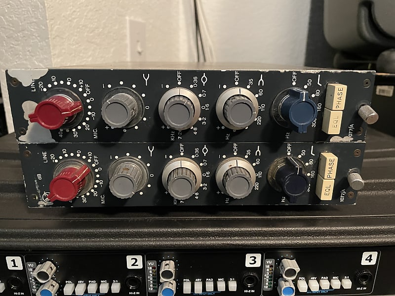 Neve 1077A Pair Rare Vintage Neves 1073 | Reverb