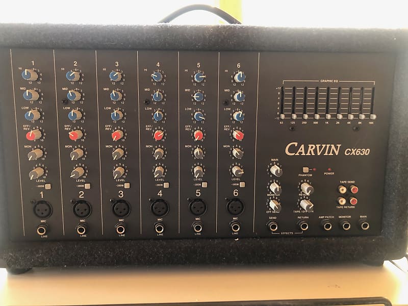 Carvin CX630 6-Channel Powered Mixer | Reverb