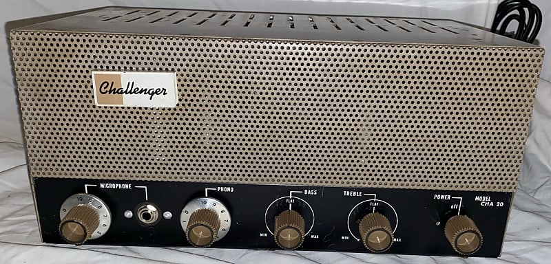 1961 Bogen Challenger CHA-20 Vintage Tube Amp Amplifier | Reverb