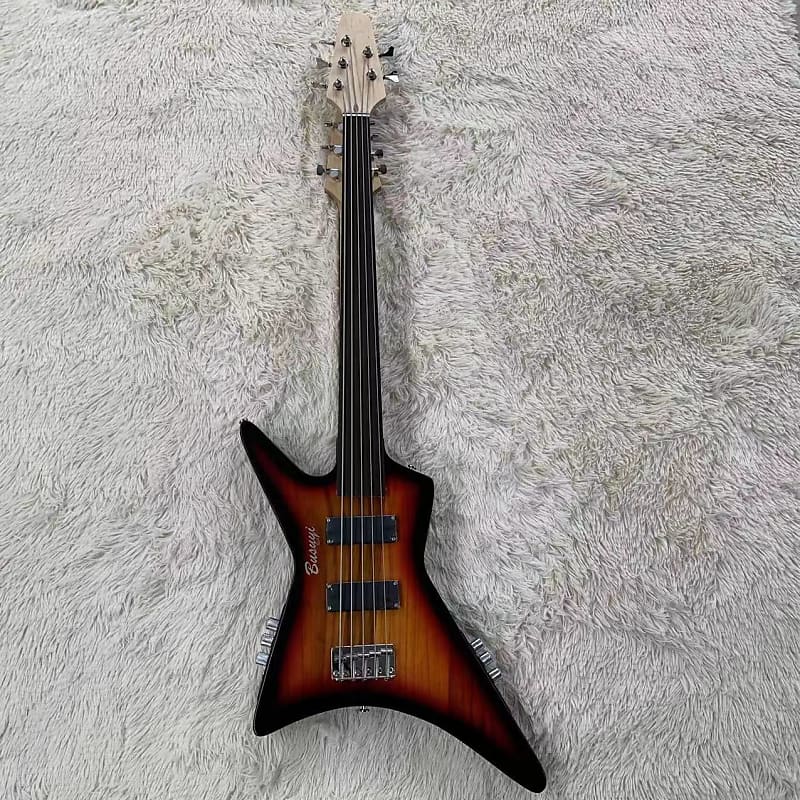 5 String Fretless Bass / 6 String Double Sided, Busuyi Double | Reverb