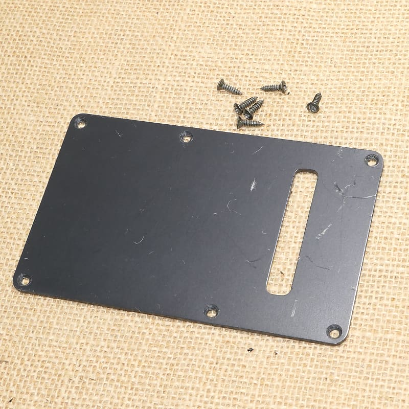 Genuine 1999 BC Rich Warlock Korea Back Plate Black - Same | Reverb