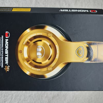 Monster MH 24K Gold Over-The-Ear DJ Headphones | Reverb