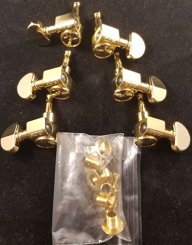 Grover Rotomatic Tuners Gold for Gibson etc, 3x3 | Reverb
