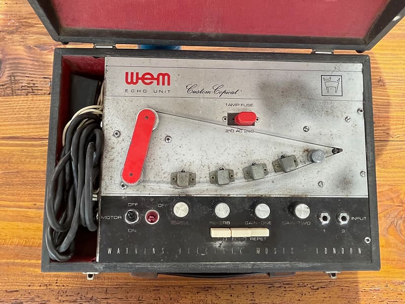 RARE! Vintage WEM Watkins Custom Copicat Valve Tape | Reverb Australia