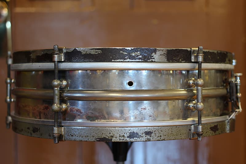 1920's Ludwig & Ludwig Dance Model 4"x14" Nickel over | Reverb UK