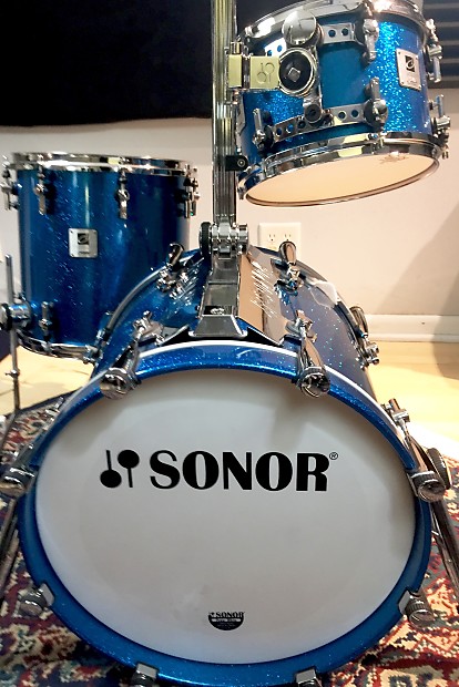 Sonor Designer Blue Sparkle | Reverb