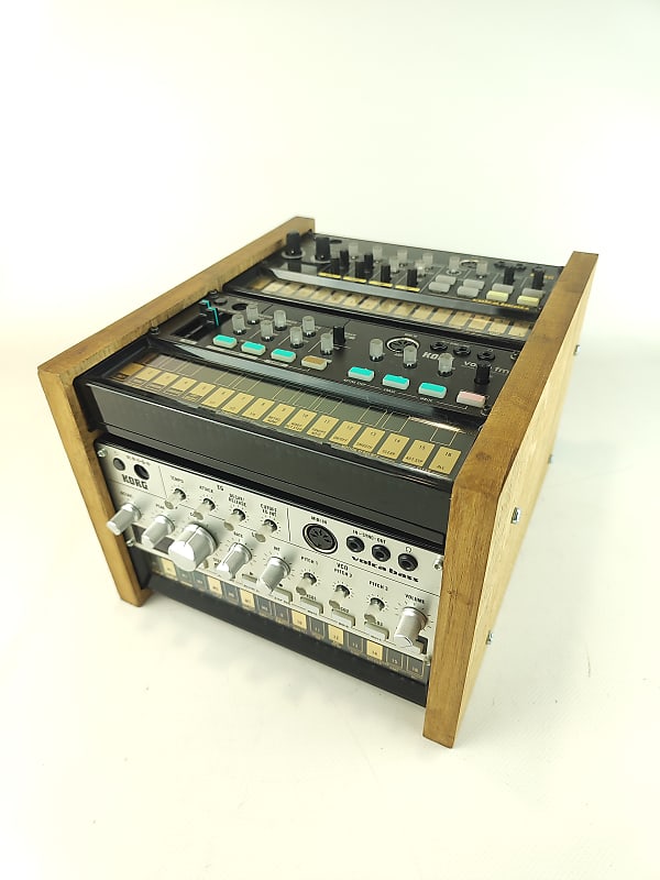 Volca Korg three mode Real Oak Wood Stand Side | Reverb Australia